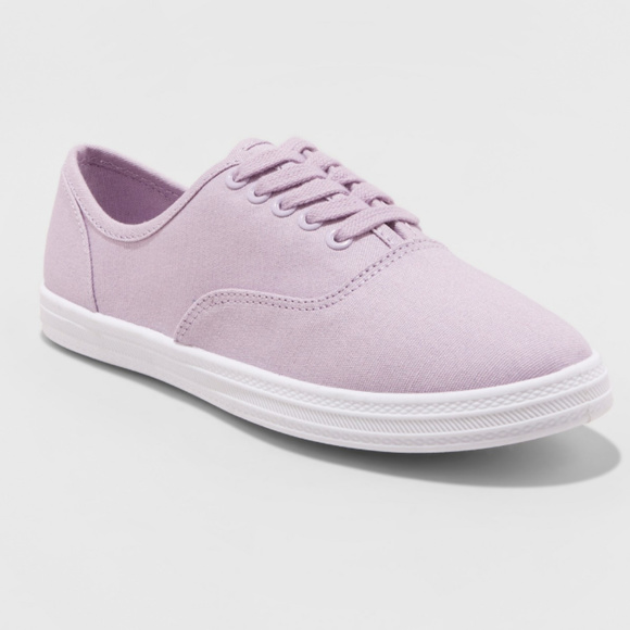 wild fable | Shoes | Wild Fable Emilee Lace Up Canvas Sneakers Lavender ...